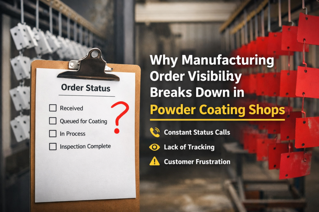 Why Manufacturing Order Visibility Breaks Down in Powder Coating Shops ...