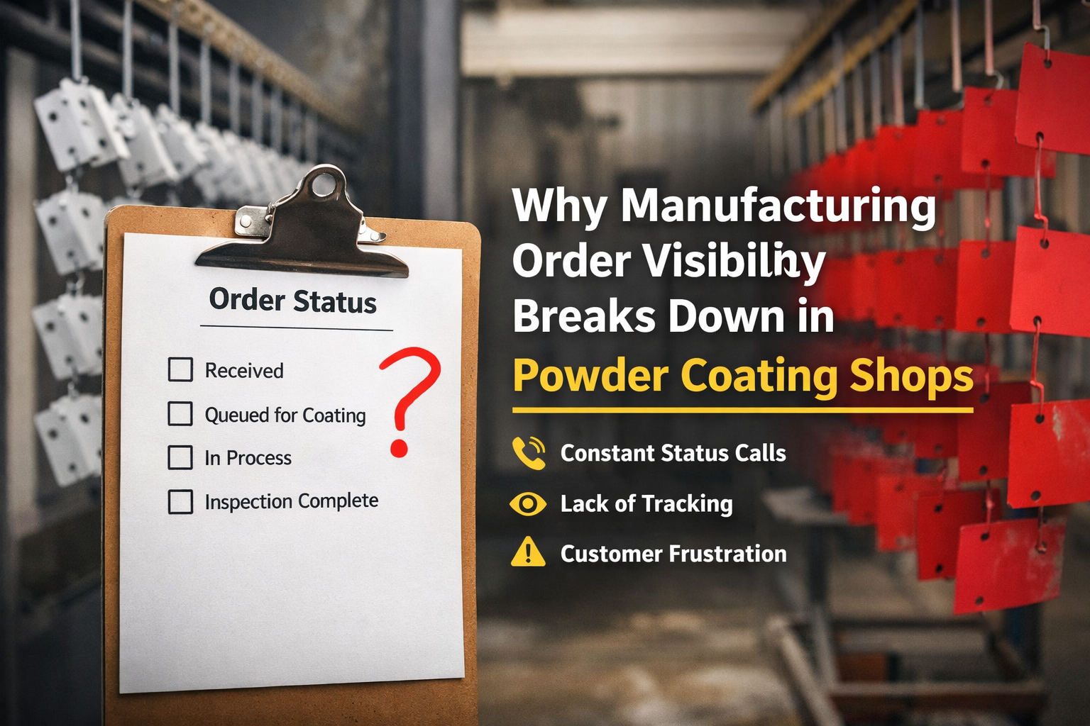 Why Manufacturing Order Visibility Breaks Down in Powder Coating Shops ...